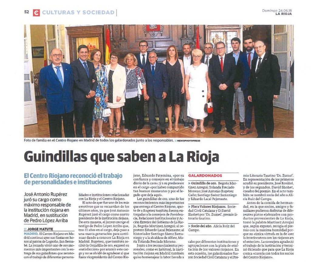 Don David Shohet Elías (Escalera del Éxito 116), creador de los Premios ...