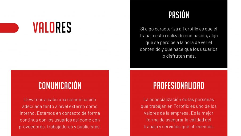 Dossier de presentación Toroflix – Para + info haz clic👆 🇪🇸 – Los ...