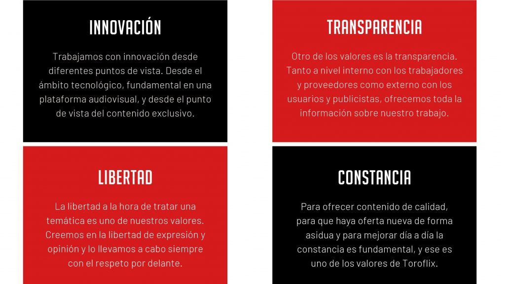 Dossier de presentación Toroflix – Para + info haz clic👆 🇪🇸 – Los ...