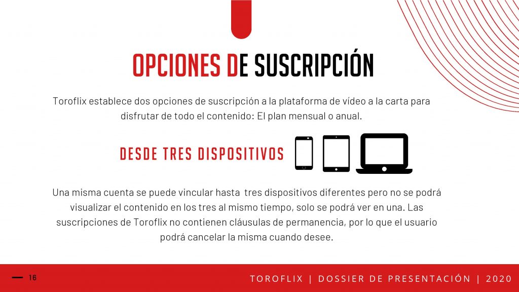 Dossier de presentación Toroflix – Para + info haz clic👆 🇪🇸 – Los ...